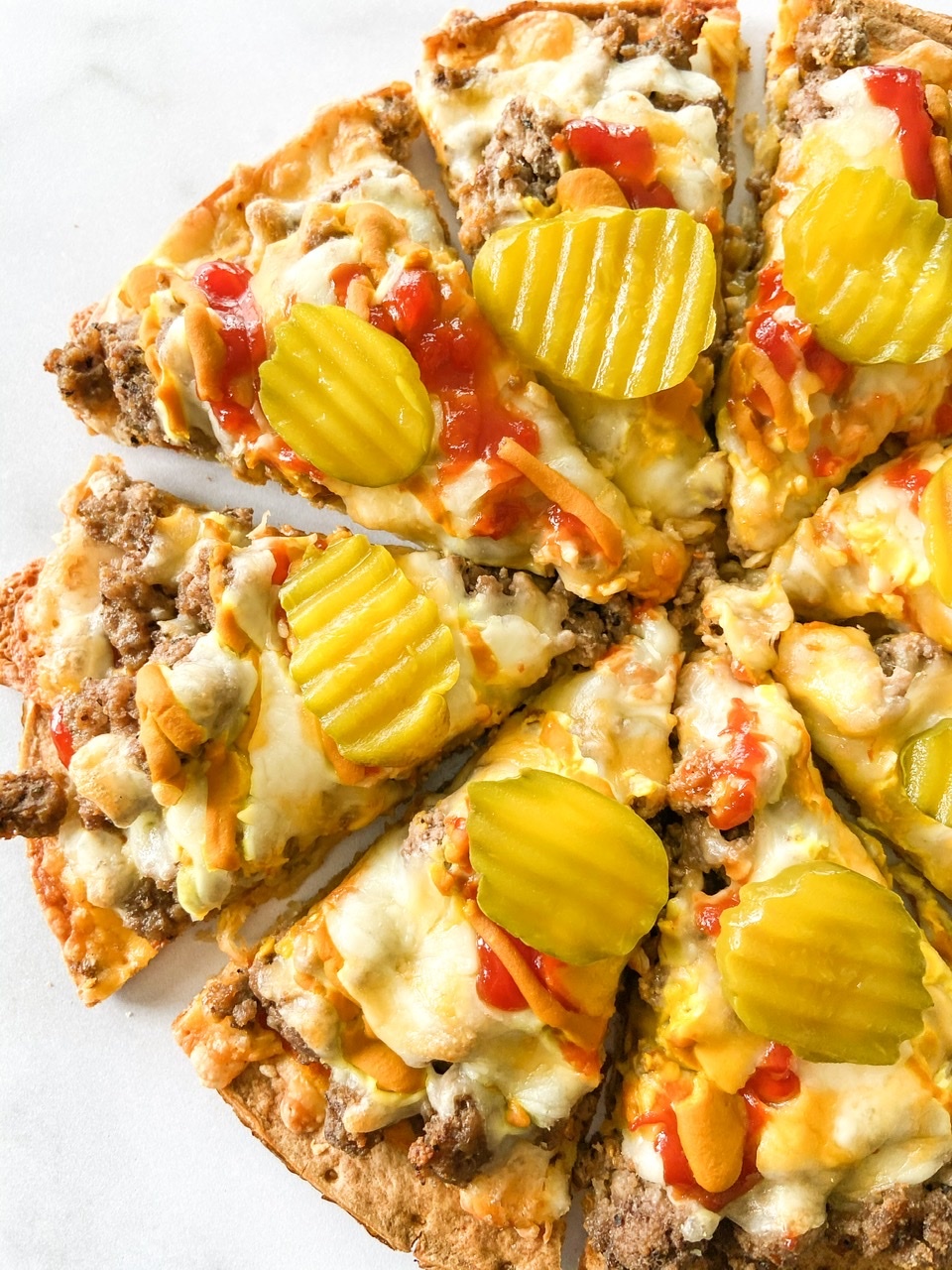 Cheeseburger Pizza | Burger Pizza Recipe | CAULIPOWER