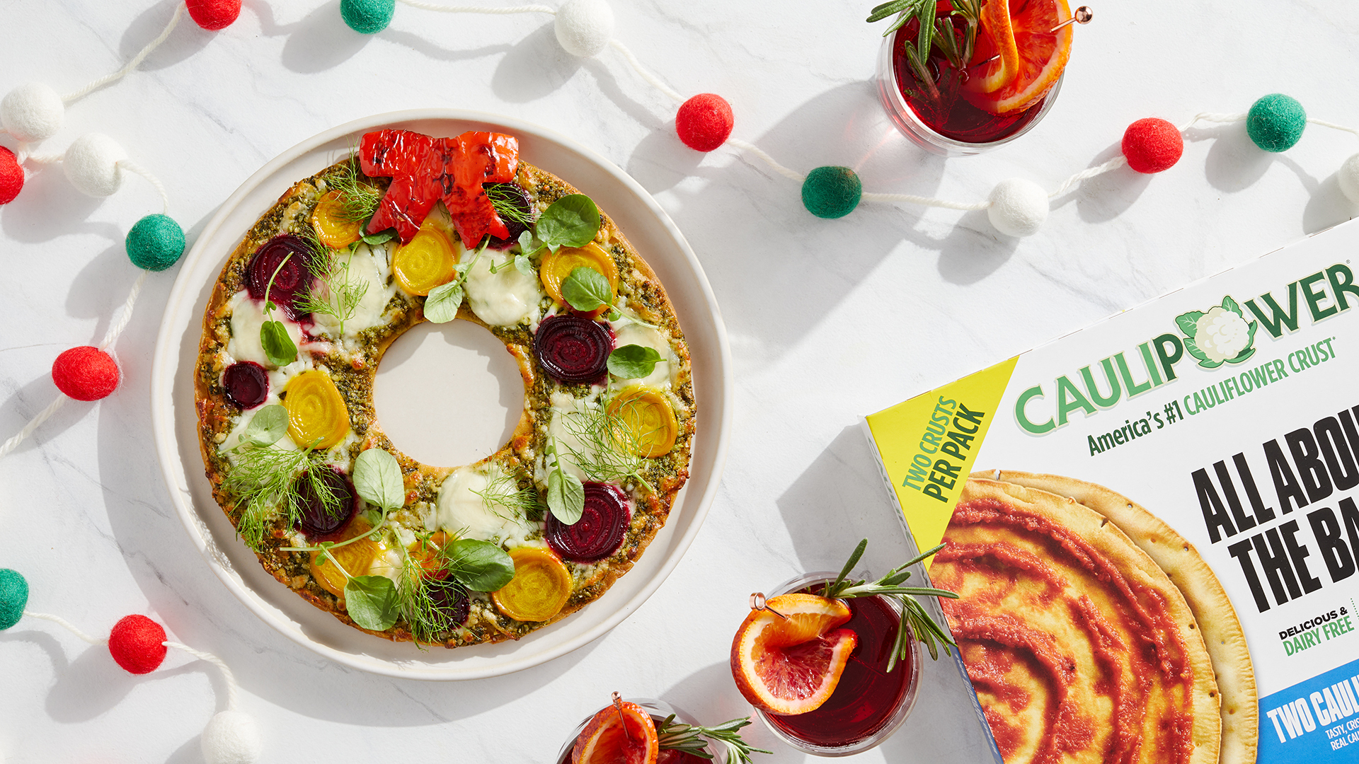 Merry Wreath Pizza