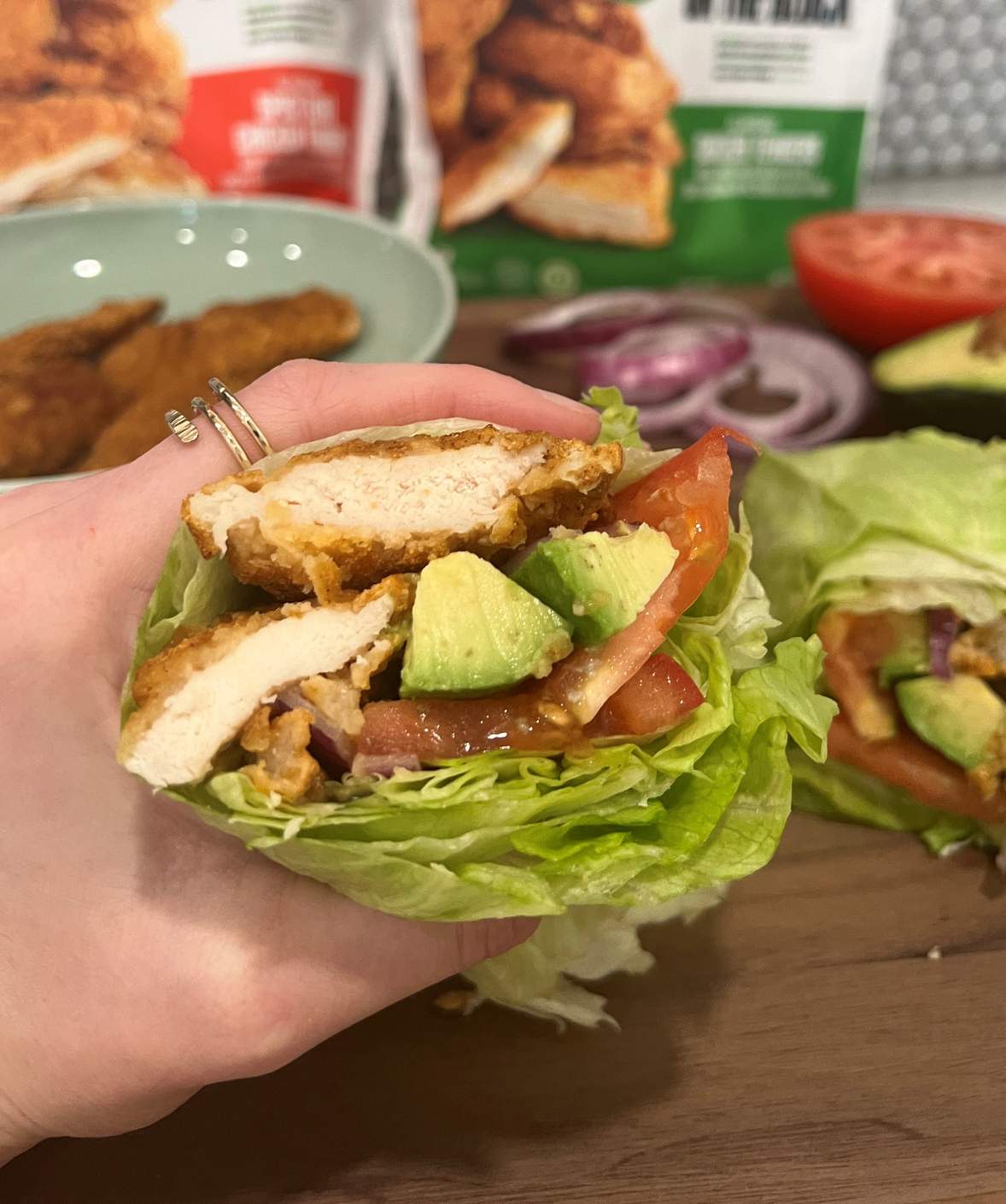 Jenna’s Healthier Chicken Wrap