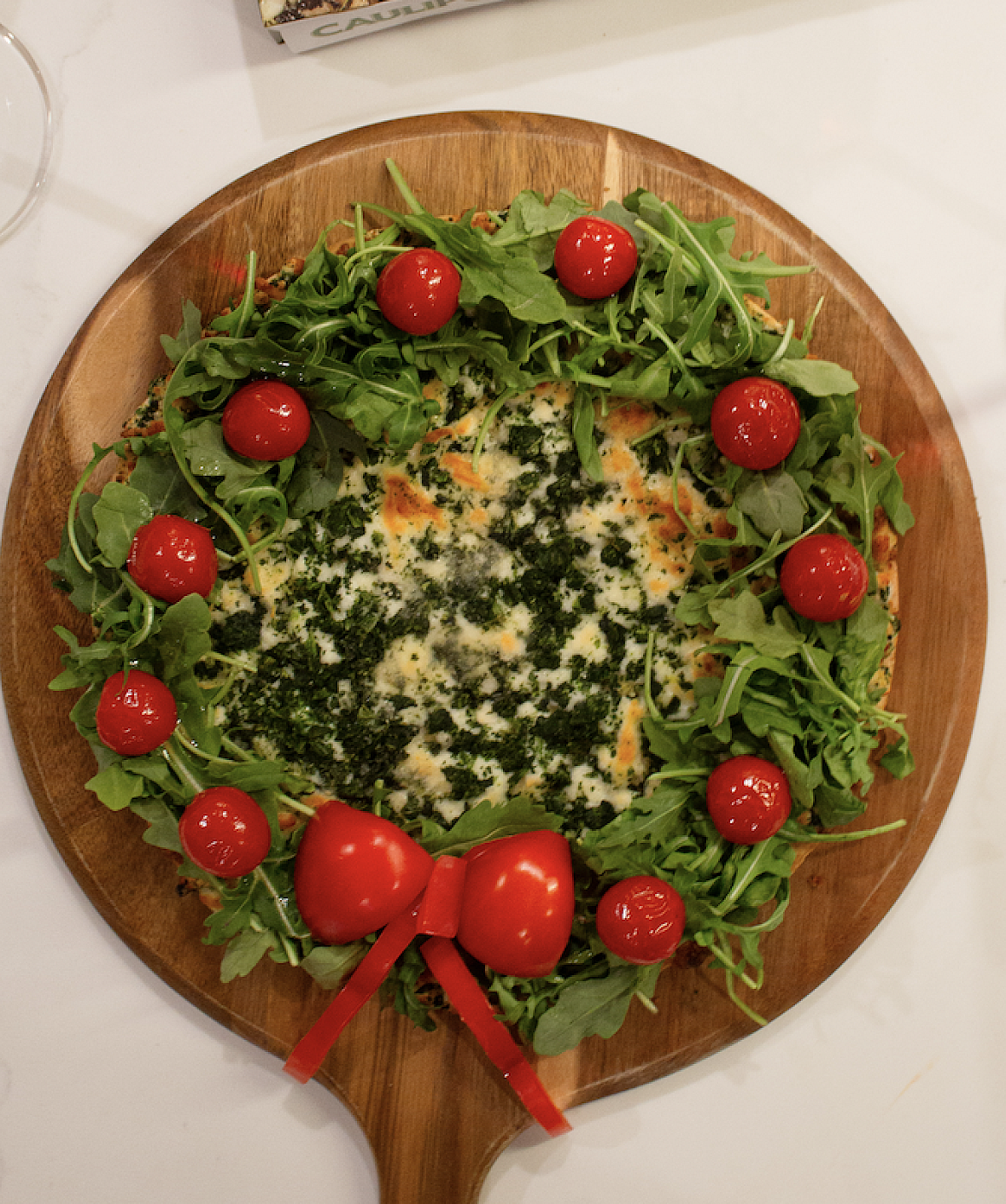 Holiday Wreath Pizza