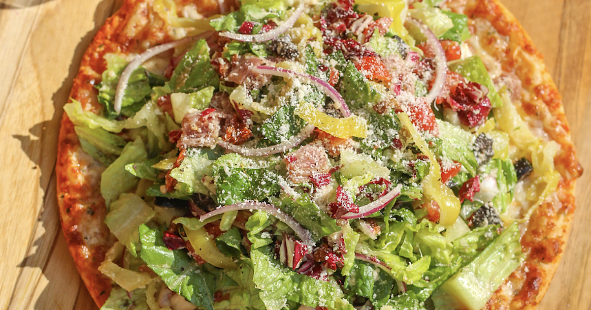 Chopped Salad Pizza