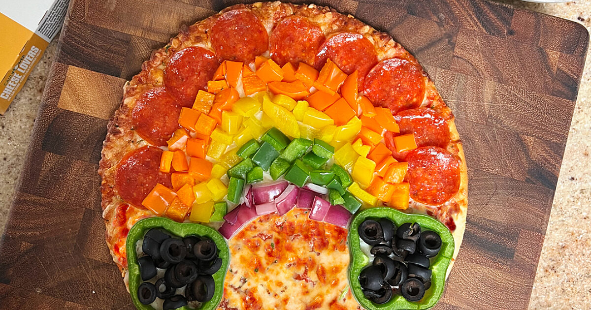 Rainbow Pizza Living Life In Color With Our New Secret Menu Tie Dye